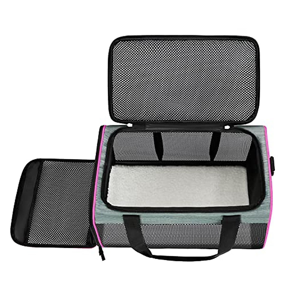 DALIAN Dog ​Soft-Sided Carriers, Airline Approved Pet Carrier for Travel, Maximum Pet Weight 18 Pounds
