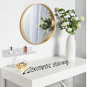 XIANG YXWO 6 Pack 4 Inch Clear Vinyl Record Shelf Wall Mount Vinyl Album Display for Record/Book/Figures/Photo/Makeup in Living Room, Bedroom, Home Office (6, 4inch)