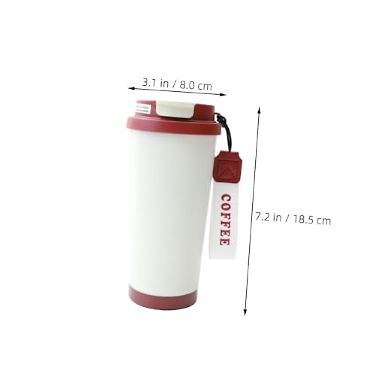 Mikinona Sulated Stainless Steel Travel Mug Straw Lid Hot Cold Beverage Tumbler for Men Women Portable Insulated Cup for Car Office Sports Camping