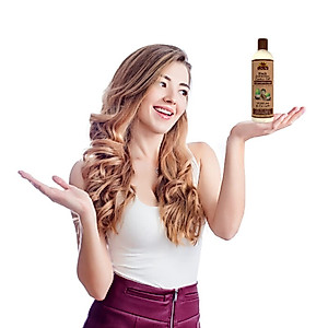 OKAY | Black Jamaican Castor Oil Conditioner | For All Hair Types & Textures | Revive - Moisturize - Grow Healthy Hair | with Argan Oil & Shea Butter | Free Of Parabens, Silicones, Sulfates , PALE YELLOW , 12 Oz