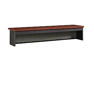 Sauder Via Hutch, L: 59.45" x W: 14.57" x H: 11.65", Classic Cherry Finish