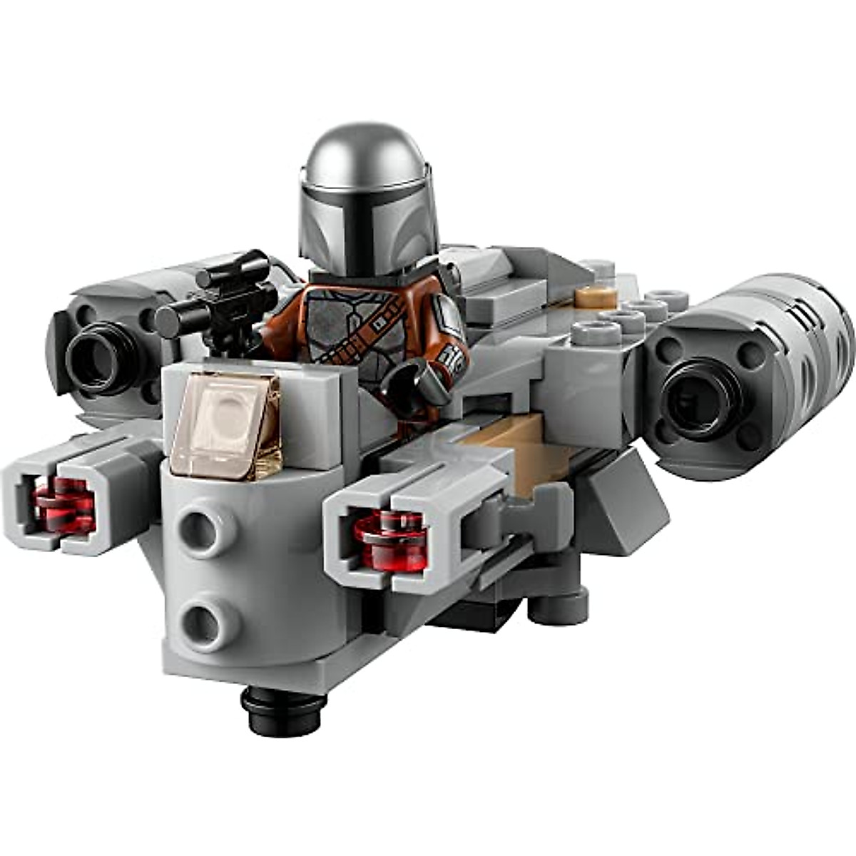 LEGO Star Wars The Razor Crest Microfighter 75321 Toy Building Kit for Kids Aged 6 and Up; Quick-Build, Stud-Shooting Star Wars: The Mandalorian Gunship for Creative Play (98 Pieces)