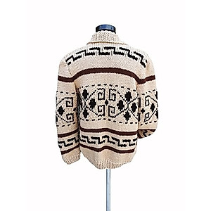 Big Lebowski Cardigan Sweaters for Men Handmade, The Dude Sweater The Big Lebowski Long Cardigan The Dude Sweater Big Lebowski Mens Cardigan Sweaters with Zip up The Dude Hand Knit Wool Cardigan