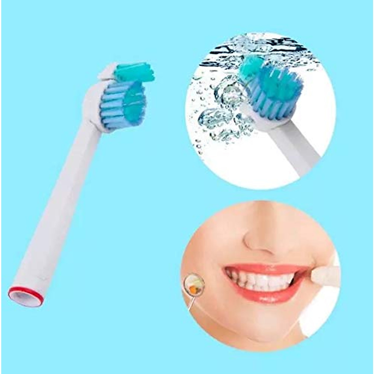 12 Pcs Generic Electric Toothbrush Heads for Sonic are Sensiflex HX2014 Generic Compatible with HX2014/HX1610 /HX1620/ HX1630/HX2012SF