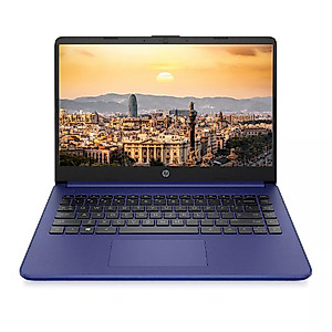 HP 2024 Premium 14'' HD IPS Touchscreen Laptop, AMD Processor Up to 2.59GHz, 4GB DDR4 RAM, 192GB SSD, HDMI, Ultra-Fast WiFi Speed, SD Slot, Windows 11 OS(Renewed)