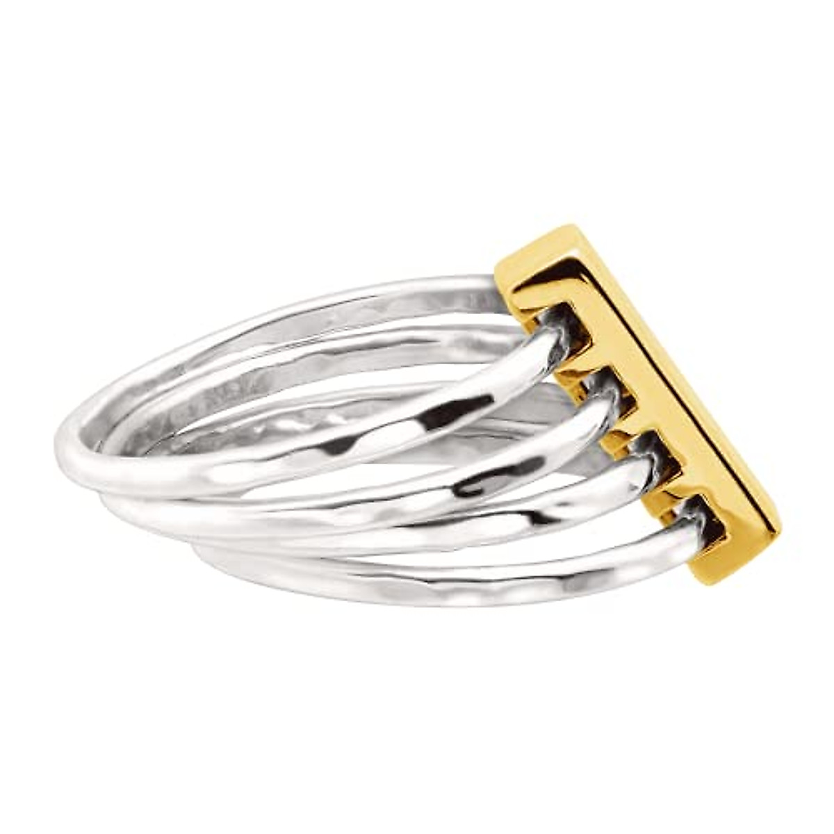 Silpada 'Agility' Ring in Sterling Silver and Brass, Size 10, Size 10