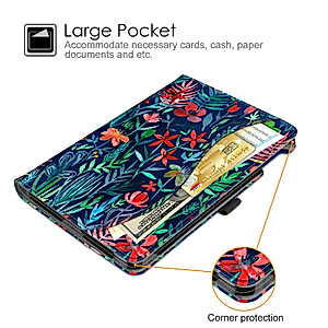 Fintie Case for iPad Mini 5 2019 / iPad Mini 4 - [Corner Protection] Multi-Angle Viewing Smart Folio Cover w/Pocket, Pencil Holder, Auto Wake/Sleep for iPad Mini 5th Generation 7.9", Jungle Night