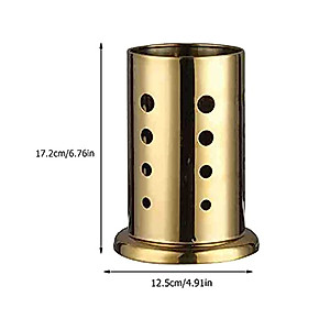 Homoyoyo Stainless Steel Cutlery Holder Chopsticks Holder Metal Spoon Knife Fork Sink Basket Utensil Caddy Storage Organizer Drying Stand for Home Kitchen