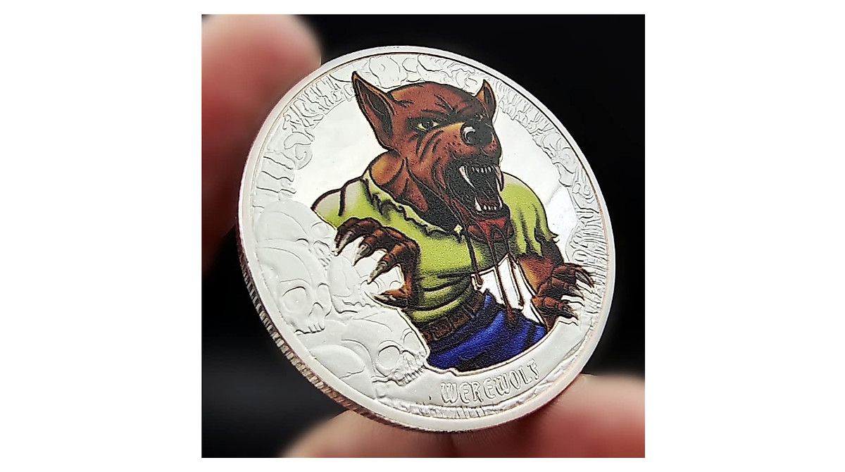 European & American Werewolf Coins - Collectible Silver-Plated ...