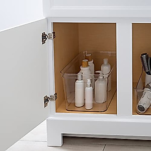 Simplify Large, Super Clear Lidded Storage Bin