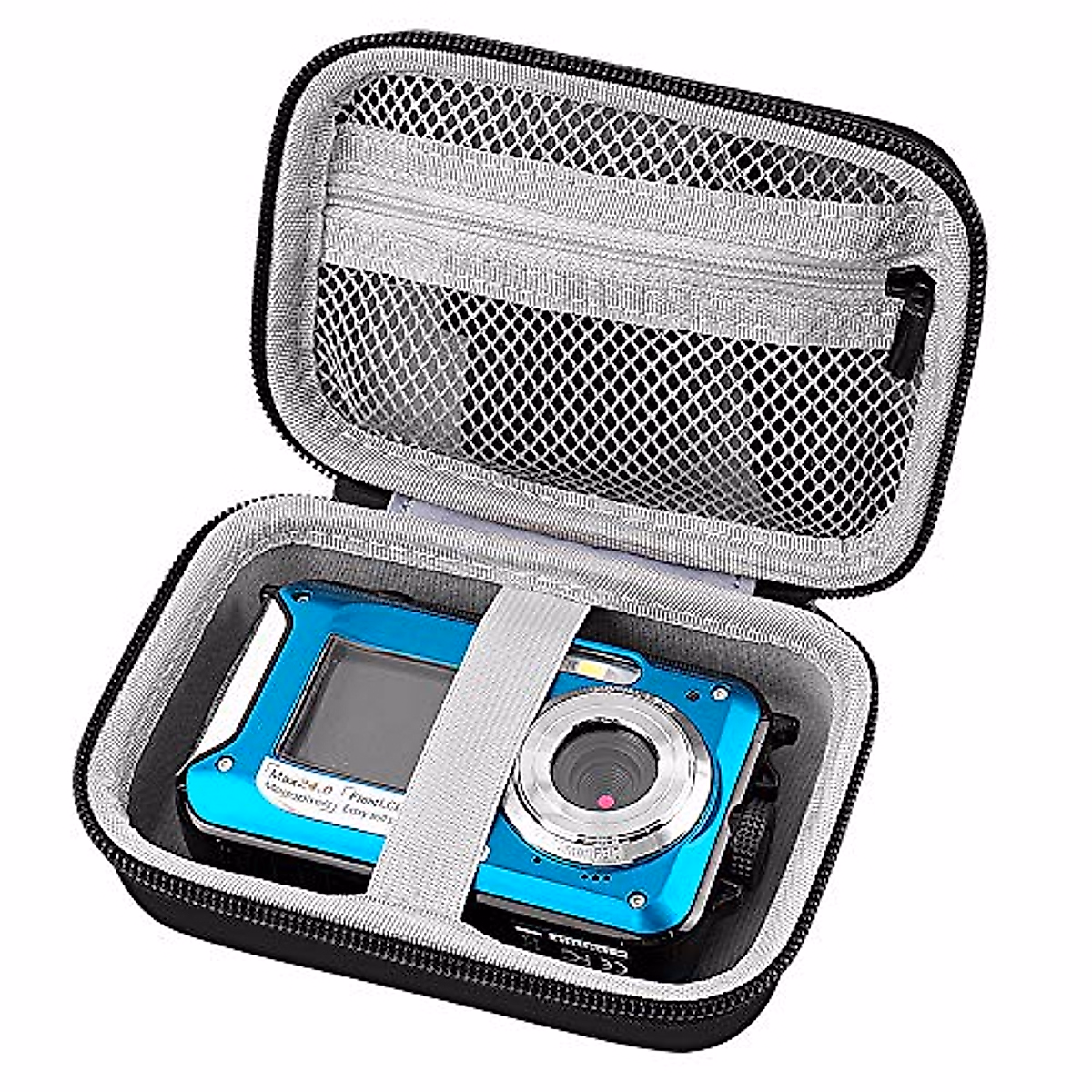 Digital Camera Case Compatible with YISENCE/ for AbergBest 21 Mega Pixels 2.7" LCD Rechargeable HD/ for Canon PowerShot ELPH 180 190/ for Sony DSCW800 DSCW830 Digital Camera with SD Card and Cable
