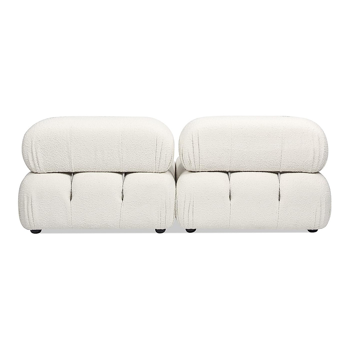 Jennifer Taylor Home Marcel 72.5" Bubble Modular Modern 2-Piece Loveseat Sofa