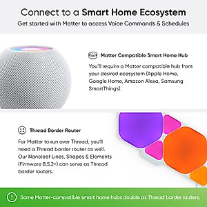 Nanoleaf Essentials Smart LED Color-Changing Light Bulb (60W) - RGB & Warm to Cool Whites, App & Voice Control (Works with Apple Home, Google Home, Samsung SmartThings) (Matter A19 (3 Pack))