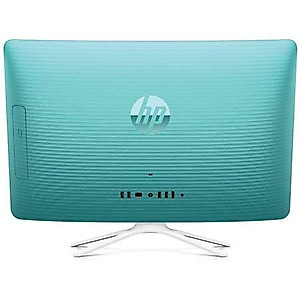 HP 2019 19.5" HD+ Display All-in-One High Performance Desktop PC, Intel Celeron J3060 Dual-Core Processor 4GB RAM 500GB HDD DVD Drive Wired Keyboard + Mouse Windows 10- Dreamy Teal