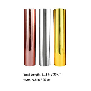 VILLCASE 3 Rolls Self Adhesive Vinyl Stickers Cup Vinyl White Vinyl Vinyls Clothing Transfer Color Changing Vinyl Transfer Tape for Vinyl White Permanent Vinyl Glass Film Glossy Crafts PVC