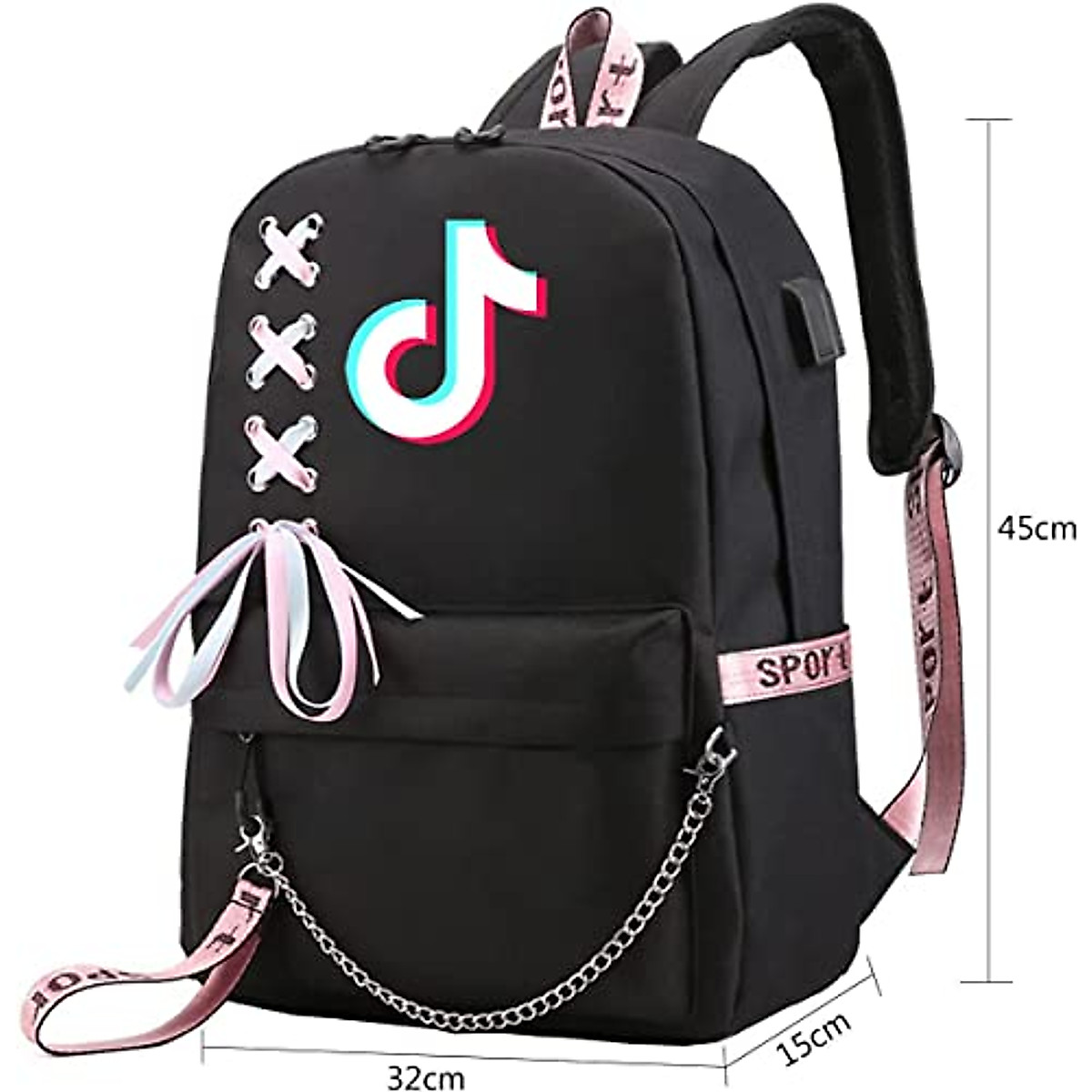 Backpack for Girls Middle Student Bookbag 15.6" School Bag Women Casual Daypack