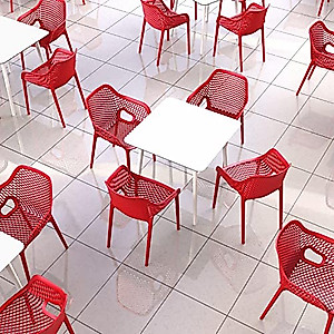 Air XL Resin Outdoor Arm Chair Red