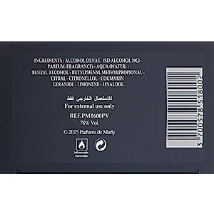 PARFUMS de MARLY - Layton - 4.2 Fl Oz - Eau De Parfum for Men - Top Notes Apple, Bergamot, Lavender - Heart Notes Jasmine, Violet, Geranium - Base Notes Vanilla, Pepper, Guiac Wood - 125ml