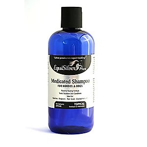 Medicated Shampoo (16 oz) with Chelated Silver, Veterinarian Formulated, Rapid Healing for Several Skin Issues. Cuts, Scrapes and Dry Itchy Skin