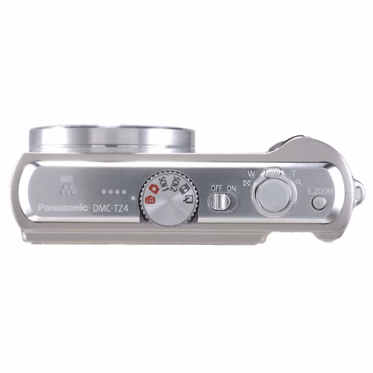 Panasonic Lumix DMC-TZ4S 8.1MP Digital Camera with 10x Wide Angle MEGA Optical Image Stabilized Zoom (Silver)