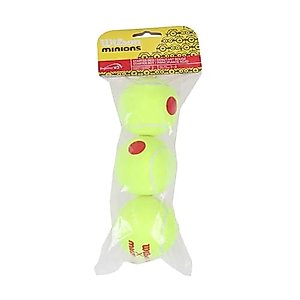 WILSON Minions Stage 3 Tennis Balls, Set of 3
