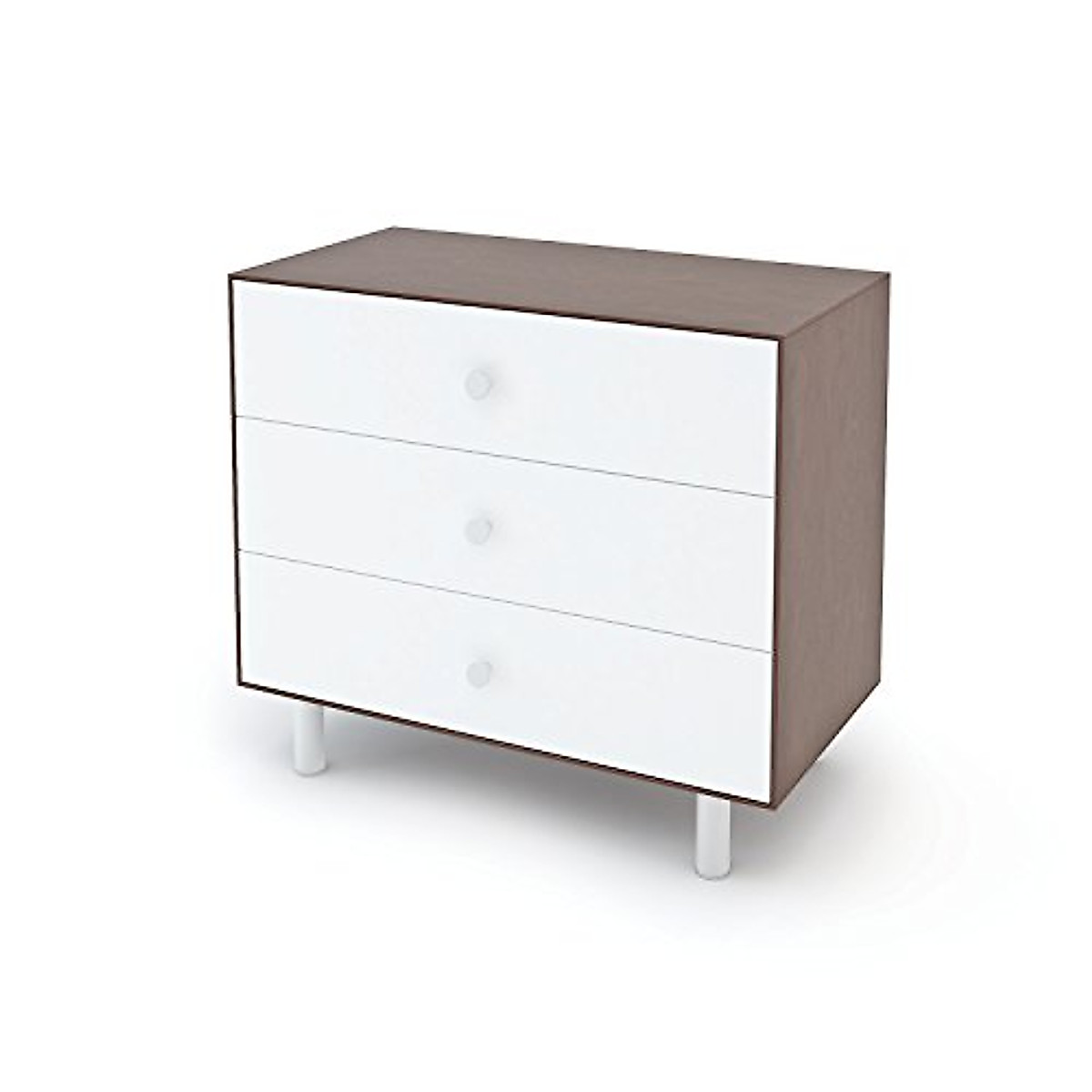 OEUF Merlin 3 Dresser with Sparrow Base in White