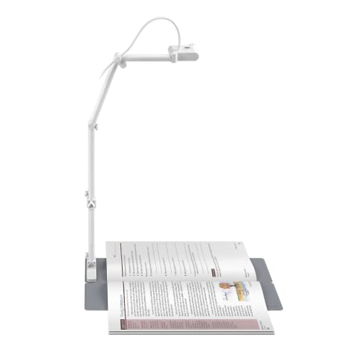 OKIOLABS OKIOCAM T USB Document Camera 11" x 17" for Teachers and Classroom, Work from Home, Online Teaching, Video Calling, Doc Camera for Mac PC Chromebook, Stop Motion Time Lapse, QHD 1944p