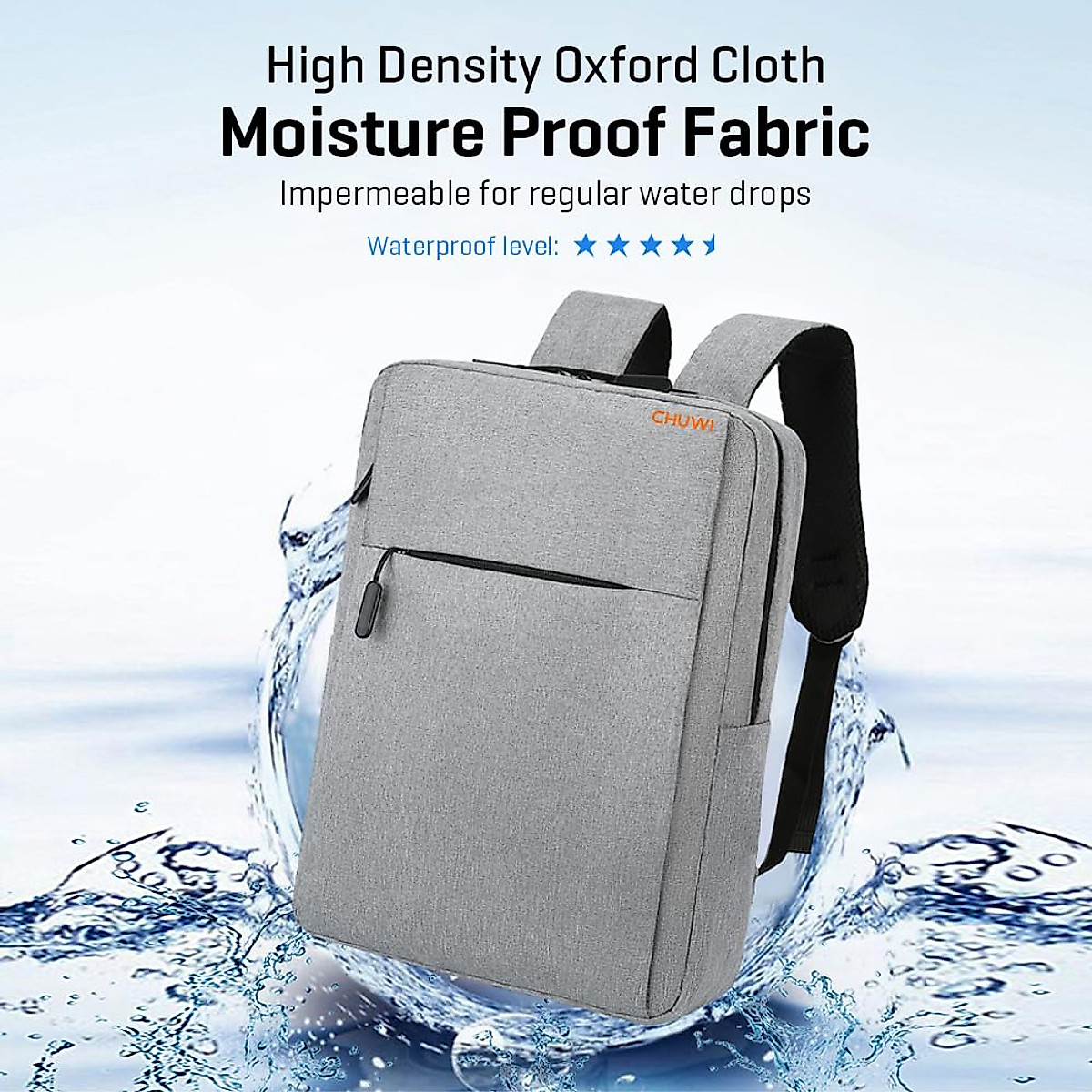 CHUWI Travel Laptop Backpack, 14inch/15.6inch Business Durable Backpacks, Waterproof Fabric, Laptop Bag for Business, Lightweight Bag for HeroBook Pro/GemiBook XPro/MiniBook X/FreeBook/GemiBook Plus