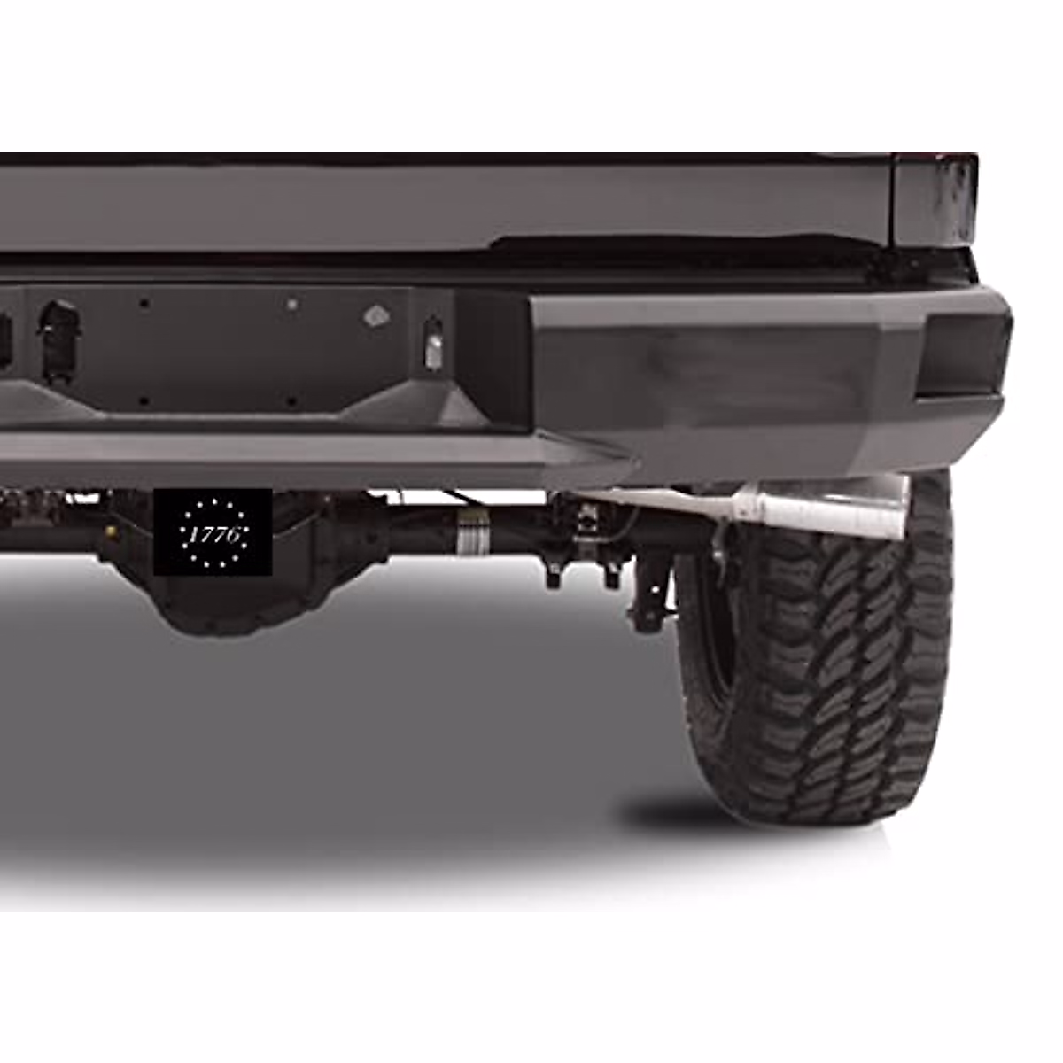 Betsy Ross 1776 USA American Flag Trailer Hitch Cover Plug US Patriotic Vintage Rustic Flag