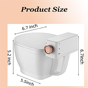 Funny Rice Cooker 6 Cup Non-Stick Multi Cooker Toilet-Shaped Electric Cooking Pot For Stir Fry, Steak, Noodles, Soup Portable Hot Pot For Dorm, Office, Travel