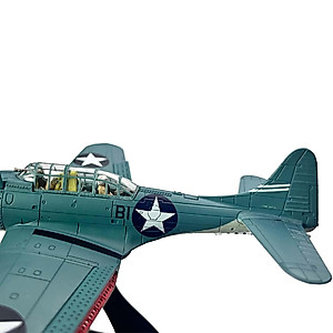 1/72 Scale WWII Midway SBD Dauntless Dive Bomber Plane Diecast Metal Aircraft Model Gift Ornament Collection