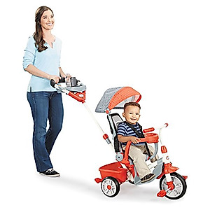 Little Tikes 5-in-1 Deluxe Ride & Relax, Reclining Trike - Red