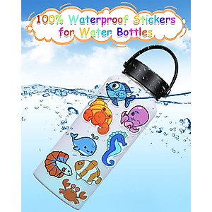 200Pcs Cute Animal Stickers for Kids, Water Bottle Stickers Waterproof Vinyl Stickers, Cute Kawaii Stickers for Teens Girls Boys, Laptop Sticker Pack for Skateboard Snowboard