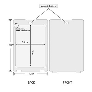 25 Pack One Touch Magnetic Card Holder 35PT,Protective Sleeves for Trading Card, Trading Card Holder Fit for Baseball Card, Sports Cards(25PC-SSR)