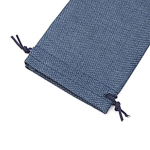 YANGBOYY Burlap Bags, 25 Packs 5''x7'' Burlap Drawstring Gift Bag Party Favor Pouch Linen Jewelry Pockets for Christmas Thanksgiving Easter Valentine's Day Presents Arts Crafts (5''x7'', Navy Blue)