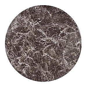 Flash Furniture Glenbrook 36" Round Gray Marble PVC Table Top