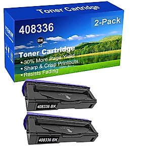 SINIYA 2-Pack (Black) Compatible High Yield 408336 Laser Printer Toner Cartridge Used for Ricoh M C250 C250FW C250FWB C251FW, P C300 C300W C301 C301W C311W Printer