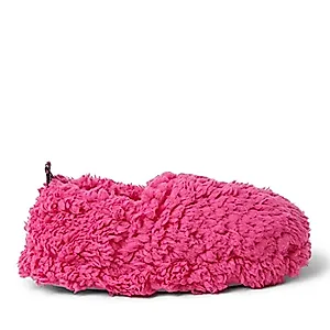 Dearfoams Kids Washable Skye Pile Closed Back Slipper, Paradise Pink, US 9-10 Unisex Toddler