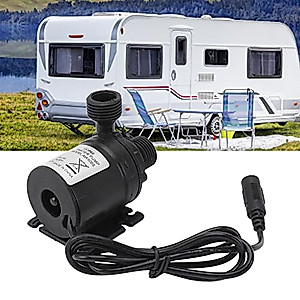 Ice Machine Water Pump, Water Pump IP68 Sealed Ceramic Shaft Miniature Low Noise for Beverage Machine (DC24V)