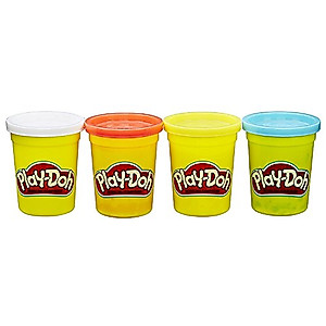 Play-Doh HASB5517BAMZ 4-Pack of Colors Gift Set Bundle (12 Cans-48 Oz)
