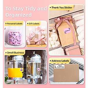 M220 Label Maker, Phomemo Label Printer, 3 Inch Bluetooth Thermal Sticker Maker Machine for Home,Office,School,Barcode Printer for Address,Mailing,Box,Cup,Compatible with Phone & PC,with 3 Rolls Label