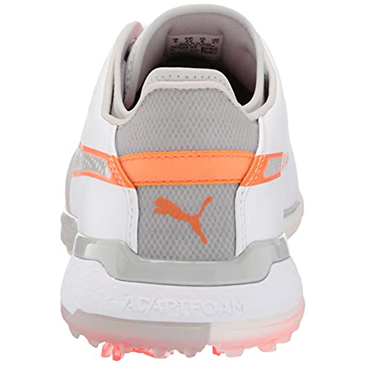 PUMA Men's Proadapt Delta Golf Shoe, White-Gray Violet, 12