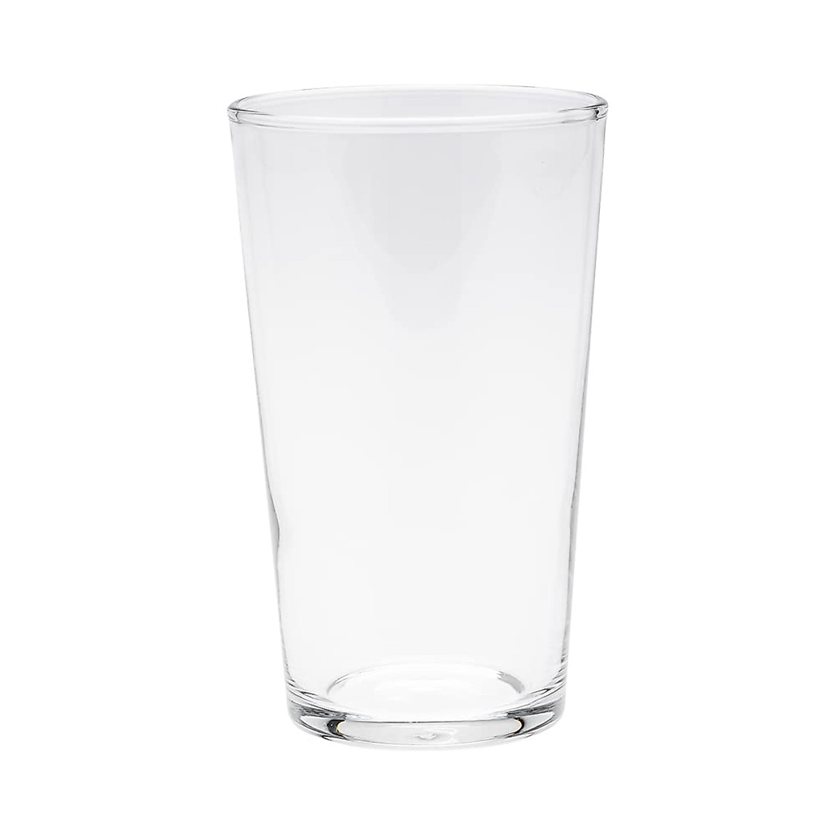 Restaurantware Sumi 10 Ounce Beverage Glasses Set of 6 Fine-Blown Small Drinking Glasses - Tempered Glass Water Glasses Dishwasher-Safe Glassware Serve Water Juices Or Sodas For Restaurants or Homes