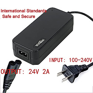 24V 2A Electric Scooter Charger XLR for Go-Go Elite Traveller Plus HD US, Ezip Mountain Trailz, Jazzy Power Chair Charger, Pride Mobility