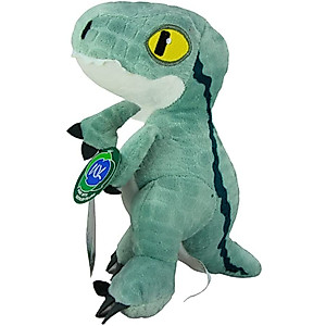 Jurassic World Dominion 20cm 8 Inch Super Soft Gift-Quality Plush - Velociraptor, T-Rex