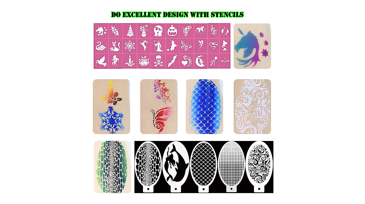 Bowitzki Professional Face Painting Kit - Non-Toxic Fun