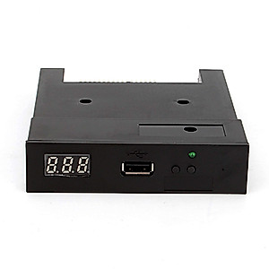 Candeon Floppy Disk Drive, 3.5 inch 1000 Simulation Floppy Disk Drive Emulator Plug Floppy Disk Drive