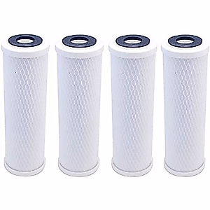 American Water Solutions Set of 4 Compatible for Water Filter GE GXWH04F, GXWH20F, GXWH20S & GXRM10 Multi-Pack, Carbon Block Replacement Cartridge
