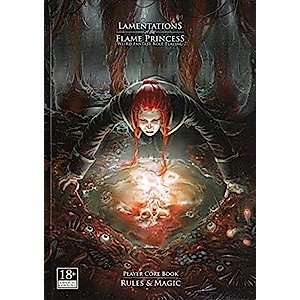 James Raggi Lamentations of The Flame Princess LFP1003 Player Core Book: Rules & Magic