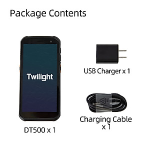 Tyolytt Android 11 with 5.5 inch Screen Barcode Scanner Handheld Mobile Terminal with Honeywell Scanner 1D 2D Barcode Data Capture, for Delivery Shipping Warehouse Retails Inventories System